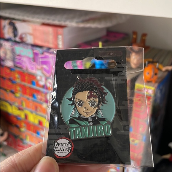 Hot Topic | Art | Demon Slayer Tanjiro Kamado Enamel Pin | Poshmark